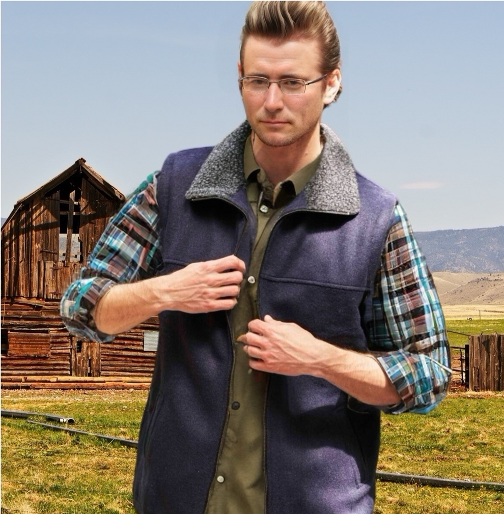 Men's Moosehead Alpaca Vest – AlpacaLand