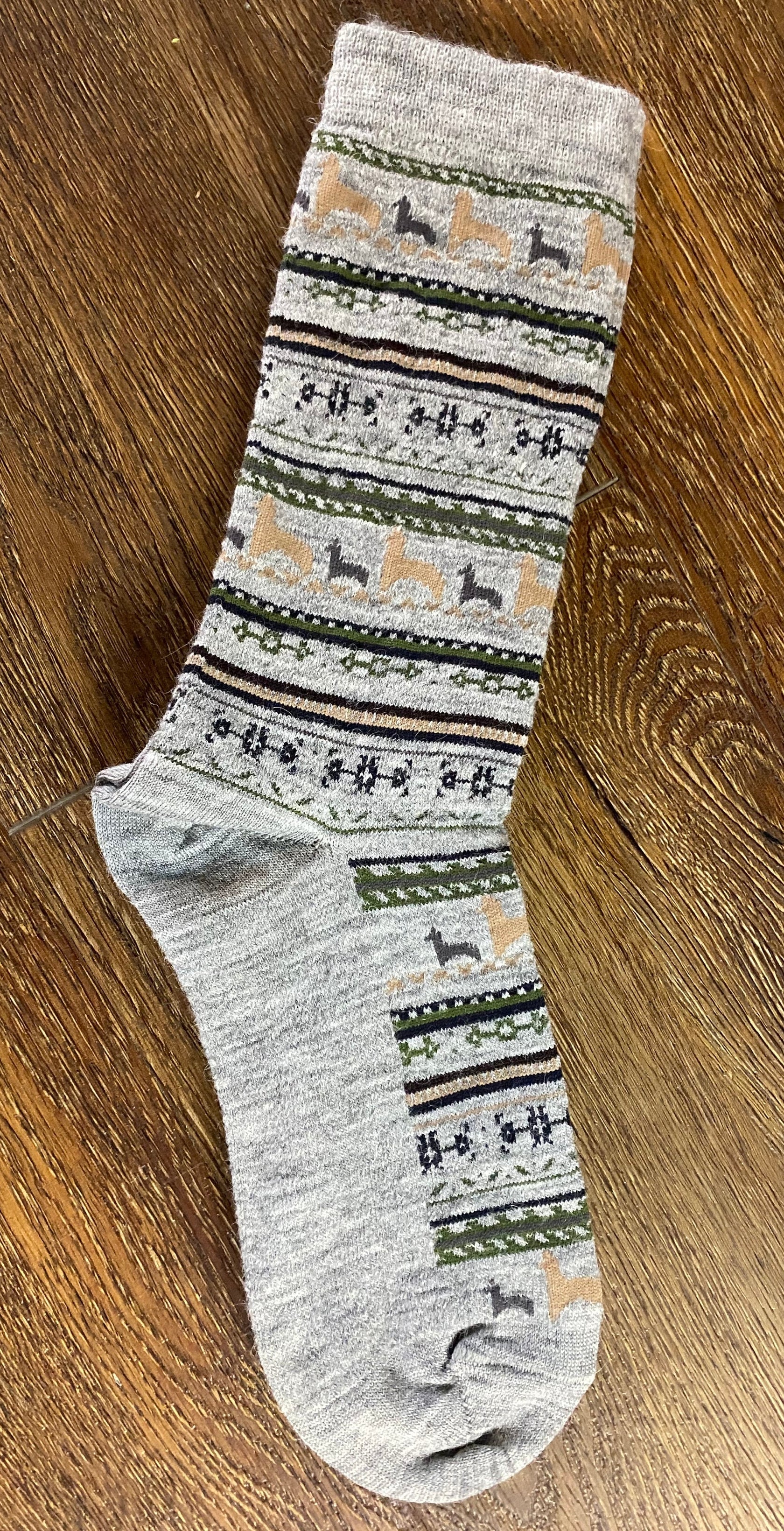 Alpaca Print Crew Sock – AlpacaLand