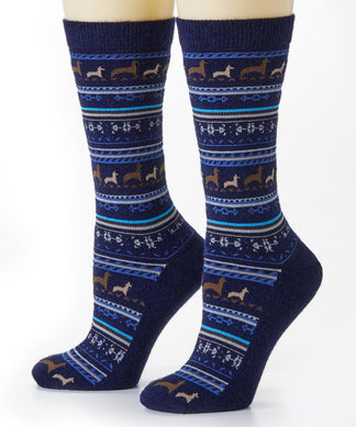 Alpaca Print Crew Sock – AlpacaLand