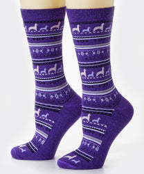 Alpaca Print Crew Sock – AlpacaLand